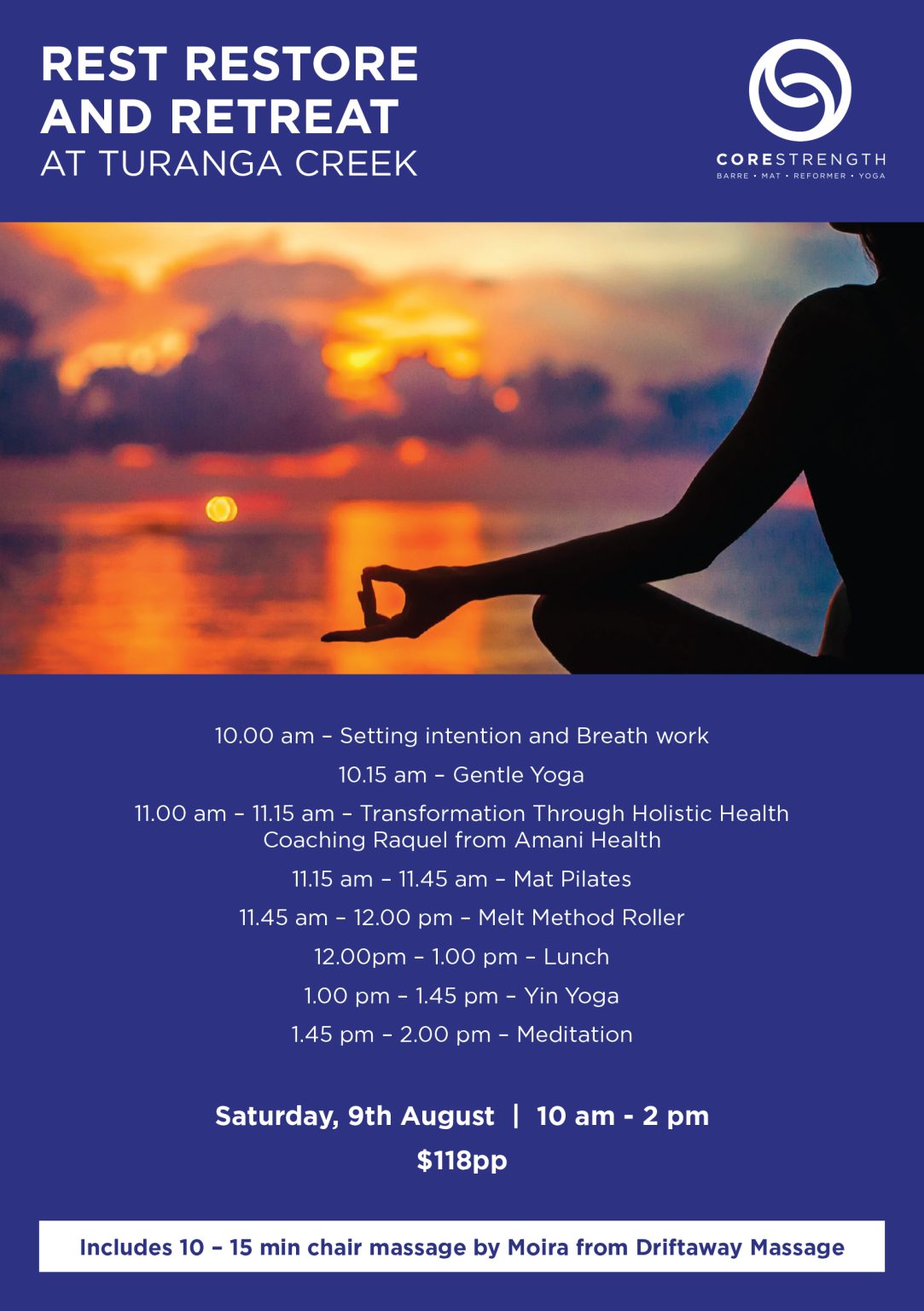 Rest, Restore, and Retreat